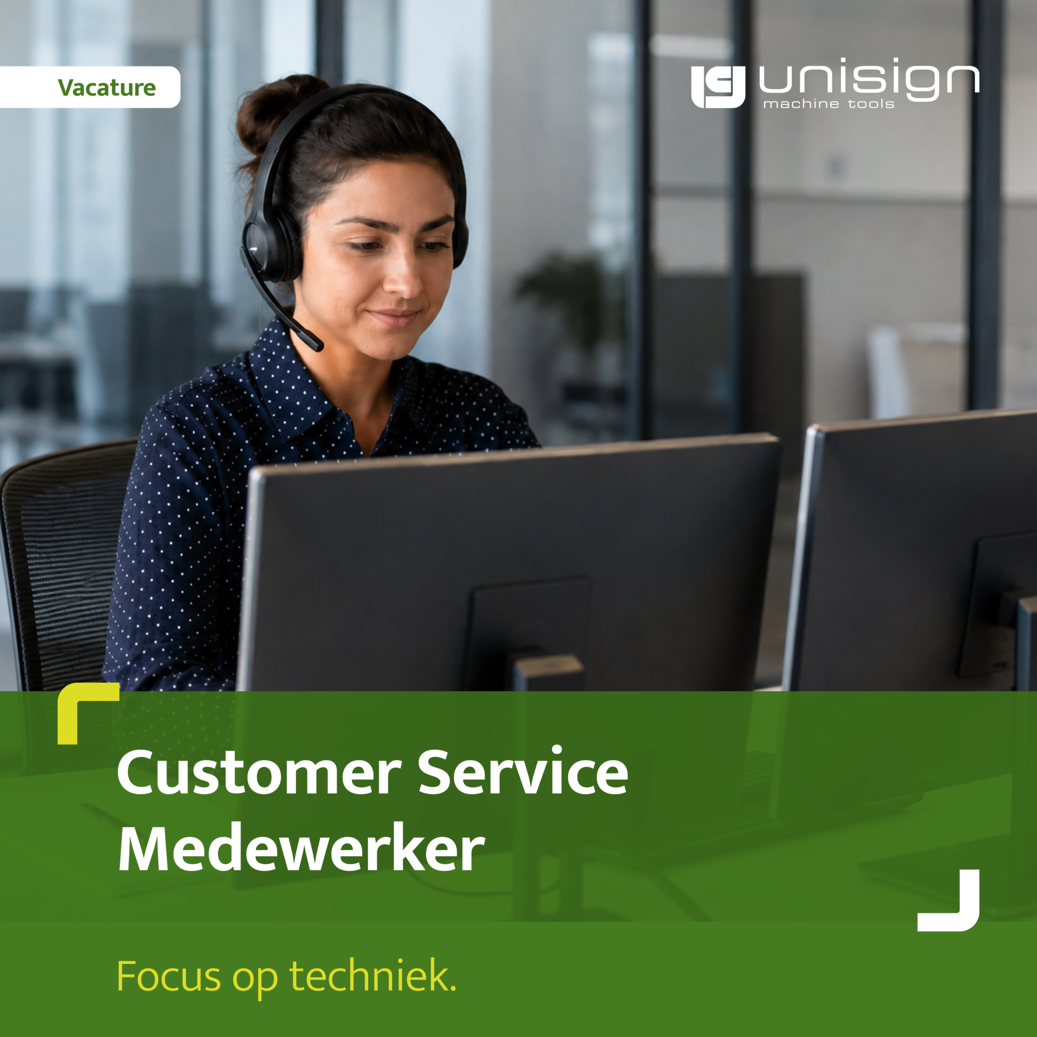 Customer Service Medewerker | Unisign Machine Tools